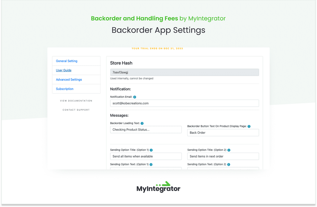 Streamline BigCommerce Backorders and Handling Fees with MyIntegrator's App - MyIntegrator
