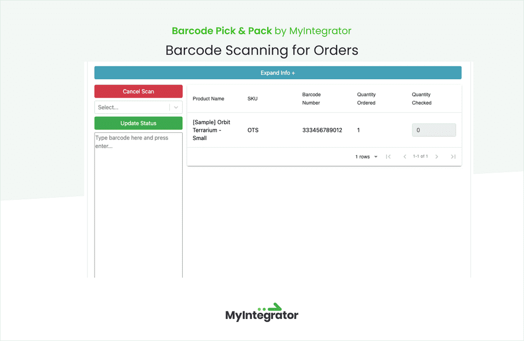Build Barcode Scanning into BigCommerce - MyIntegrator